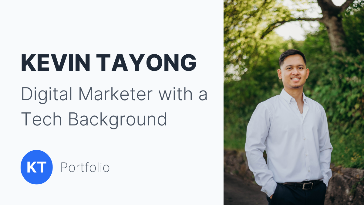 Kevin Tayong - Digital Marketing for Tech Companies